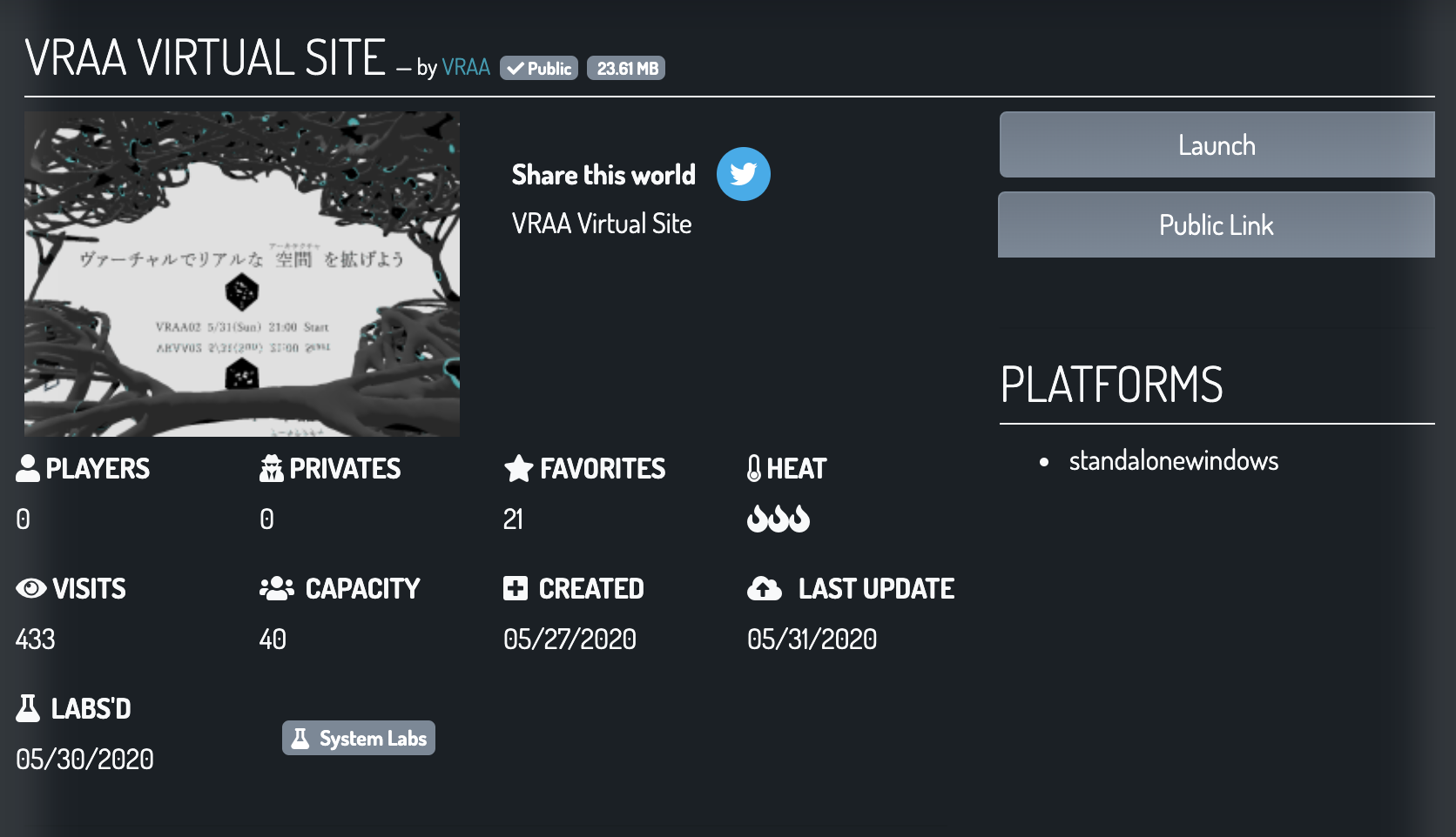 「VRAA02」開催中！！ | バーチャルライフマガジン
