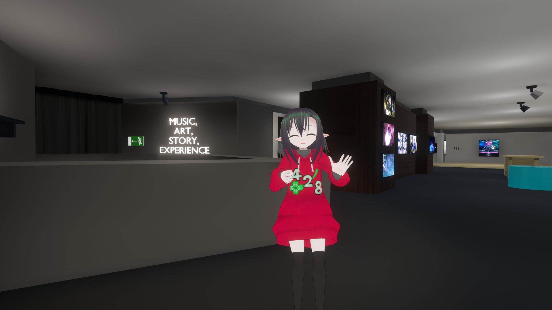 VRChatで花譜に会いに行こう。バーチャルシンガー花譜とdocomo 5Gのコラボレーション展覧会「HAYABUSA EXPERIENCE ...