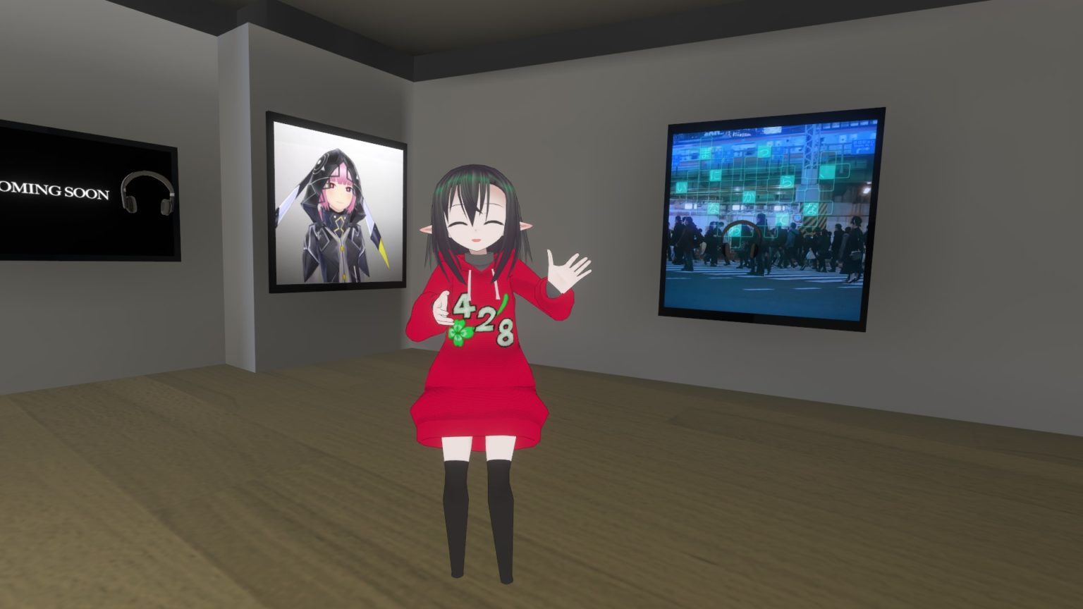 VRChatで花譜に会いに行こう。バーチャルシンガー花譜とdocomo 5Gのコラボレーション展覧会「HAYABUSA EXPERIENCE ...