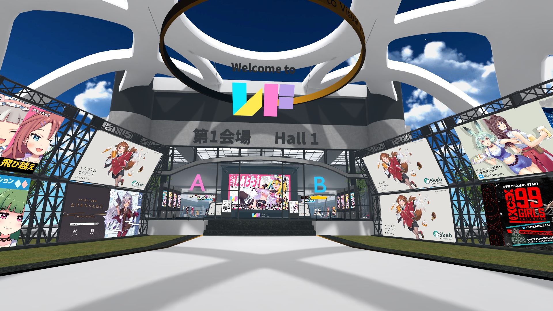 VR上のイラスト展示会『Visual Frontier(ビジュアル フロンティア)』でお気に入りの絵師を見つけちゃおう！ | バーチャルライフマガジン