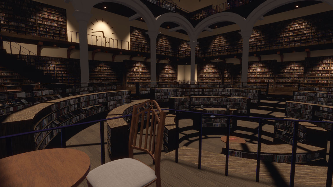 [VRChatワールド紹介]本棚並ぶ優雅な図書館『Q’s Library』 | バーチャルライフマガジン