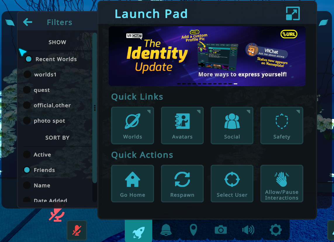 VRChatが『UI2.0』に！役立ちそうな変更点をご紹介！ | バーチャルライフマガジン