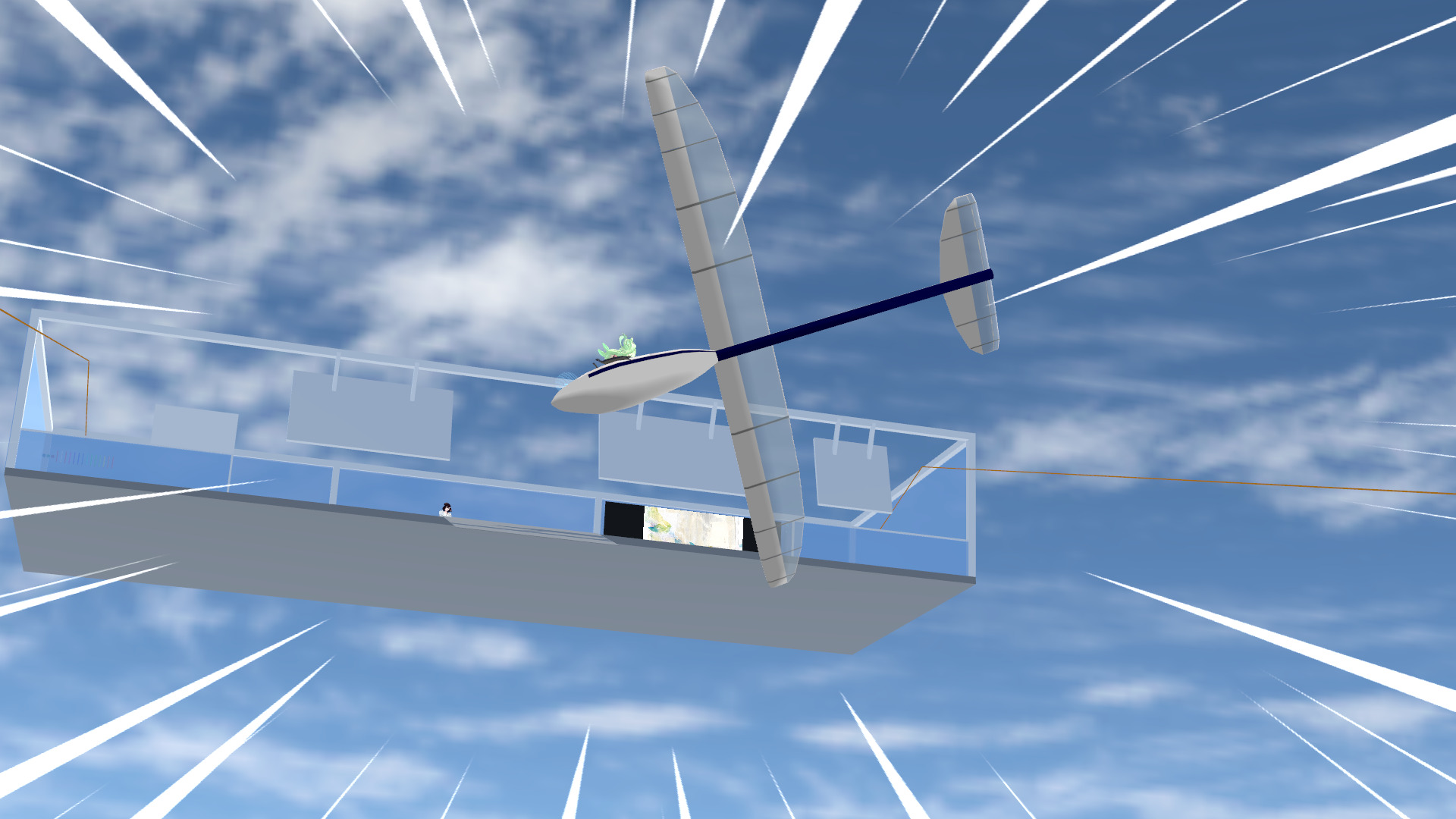 【VRChat】鳥になってこい！『人力飛行コンテスト Human-powered flight contest』で空を飛んでみた ...