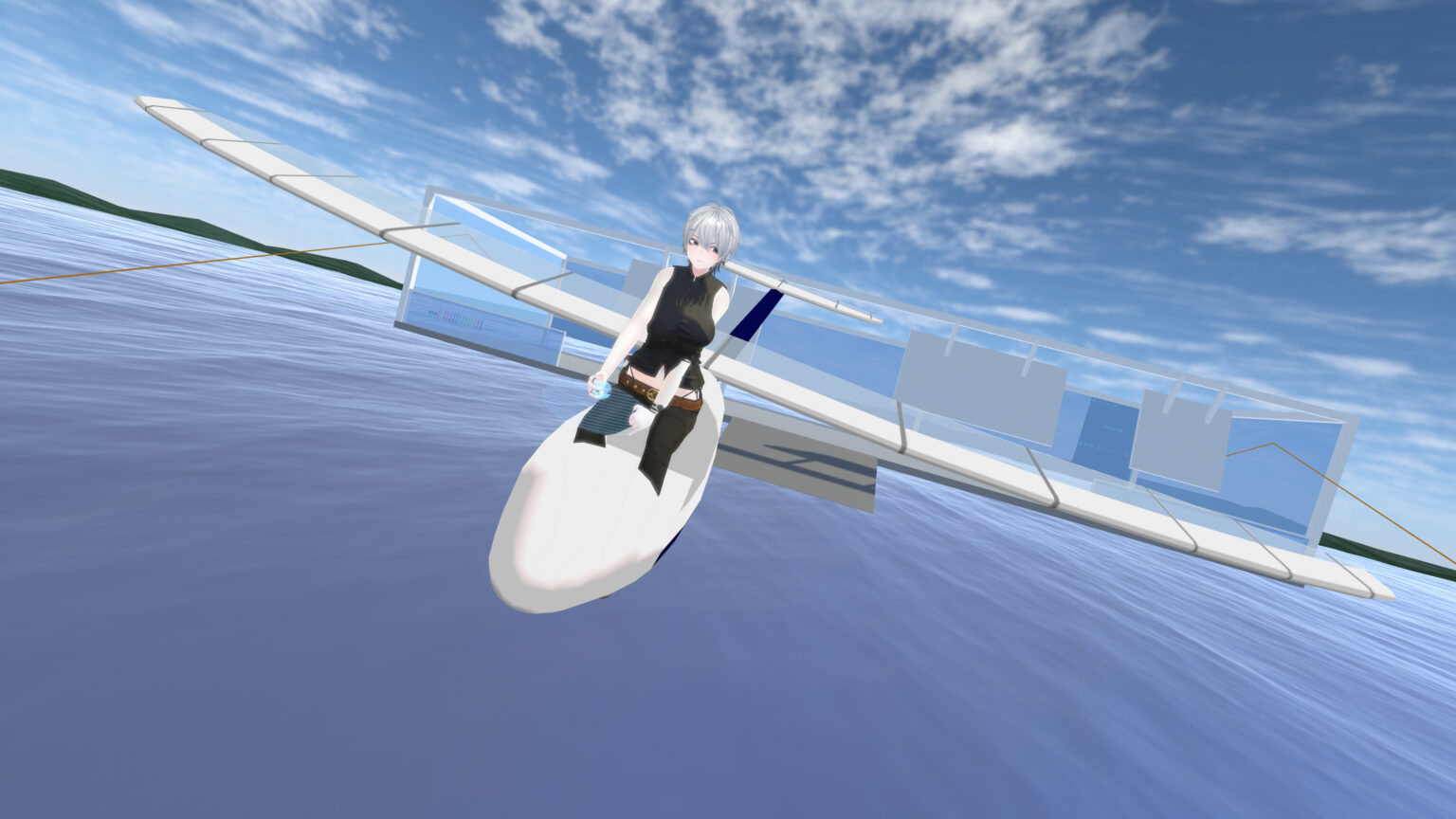 【VRChat】鳥になってこい！『人力飛行コンテスト Human-powered flight contest』で空を飛んでみた ...