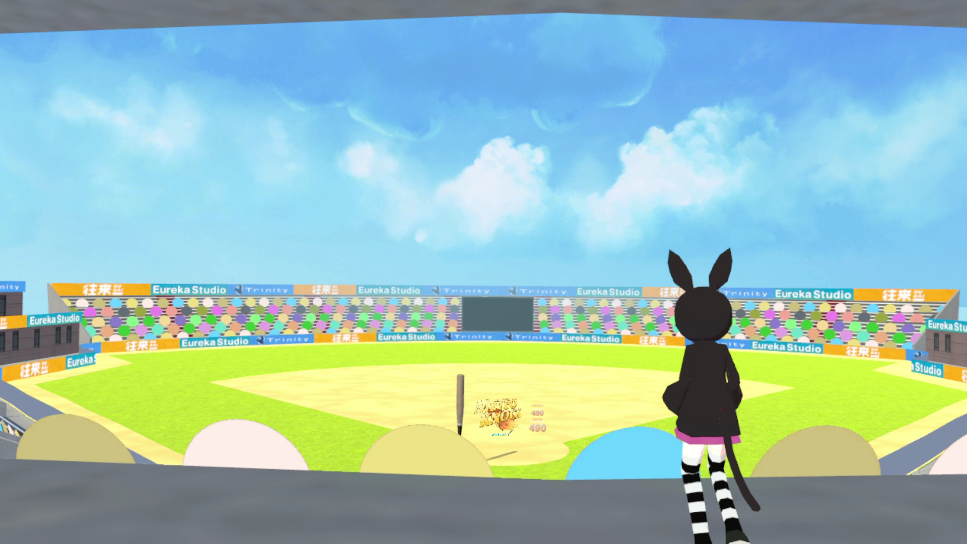 【VRChat】次々に降ってくる隕石を巨大バットでドンドン撃ち返せ！『Meteo Knock』ベータテストレポート | バーチャルライフマガジン