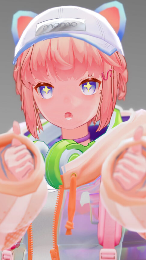 【VRChat対応アバターレビュー】触れるスマホやオリジナルソングまで搭載!! VRライフがもっともっと楽しくなる『MOMO』ちゃんをご紹介 ...