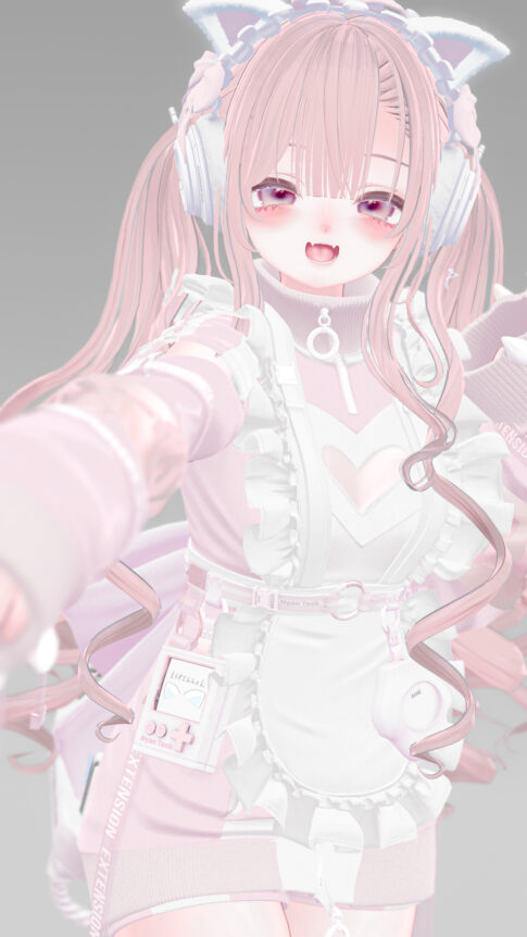 【VRChat対応衣装レビュー】貴方の心にビリビリ キュン!!『TRACK MAID ; TECH OVER RIDE』でキュートな未来の猫 ...