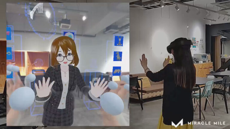 3DCGアバターと現実空間でリアルタイムコミュニケーションが取れるVirtual Navigator「マリネ」を開発。XR総合展（6月28日～30日）にて体験展示！ | バーチャルライフマガジン