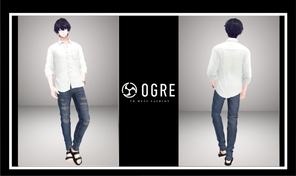 【VRChat対応衣装レビュー】飾らなくていい。自然体でも伝わる「カッコよさ」OGRE_Simple Shirt Style【PR ...