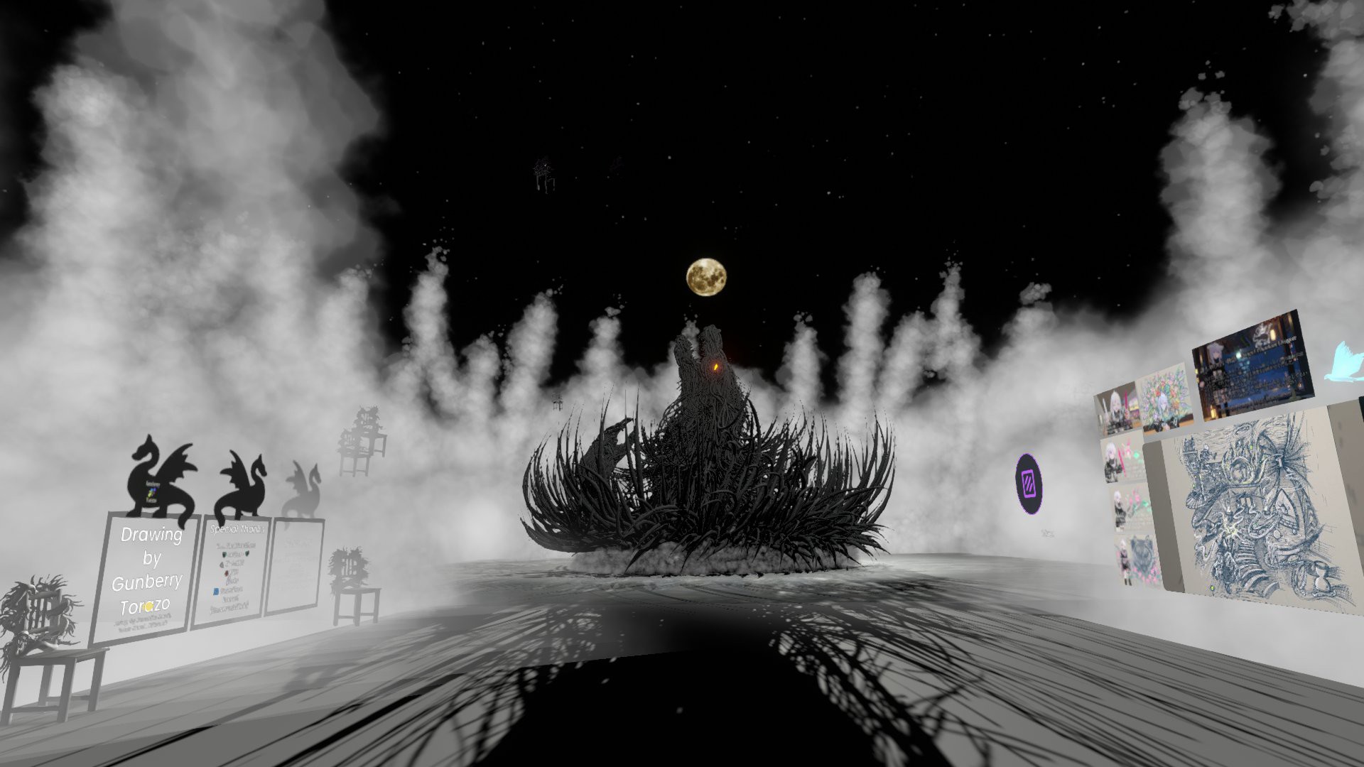 VRChatとResonite、別々の世界で活躍する2名の絵描きが奇跡の共演！『登竜門/Dragon Gate』【Resoniteワールド紹介 ...