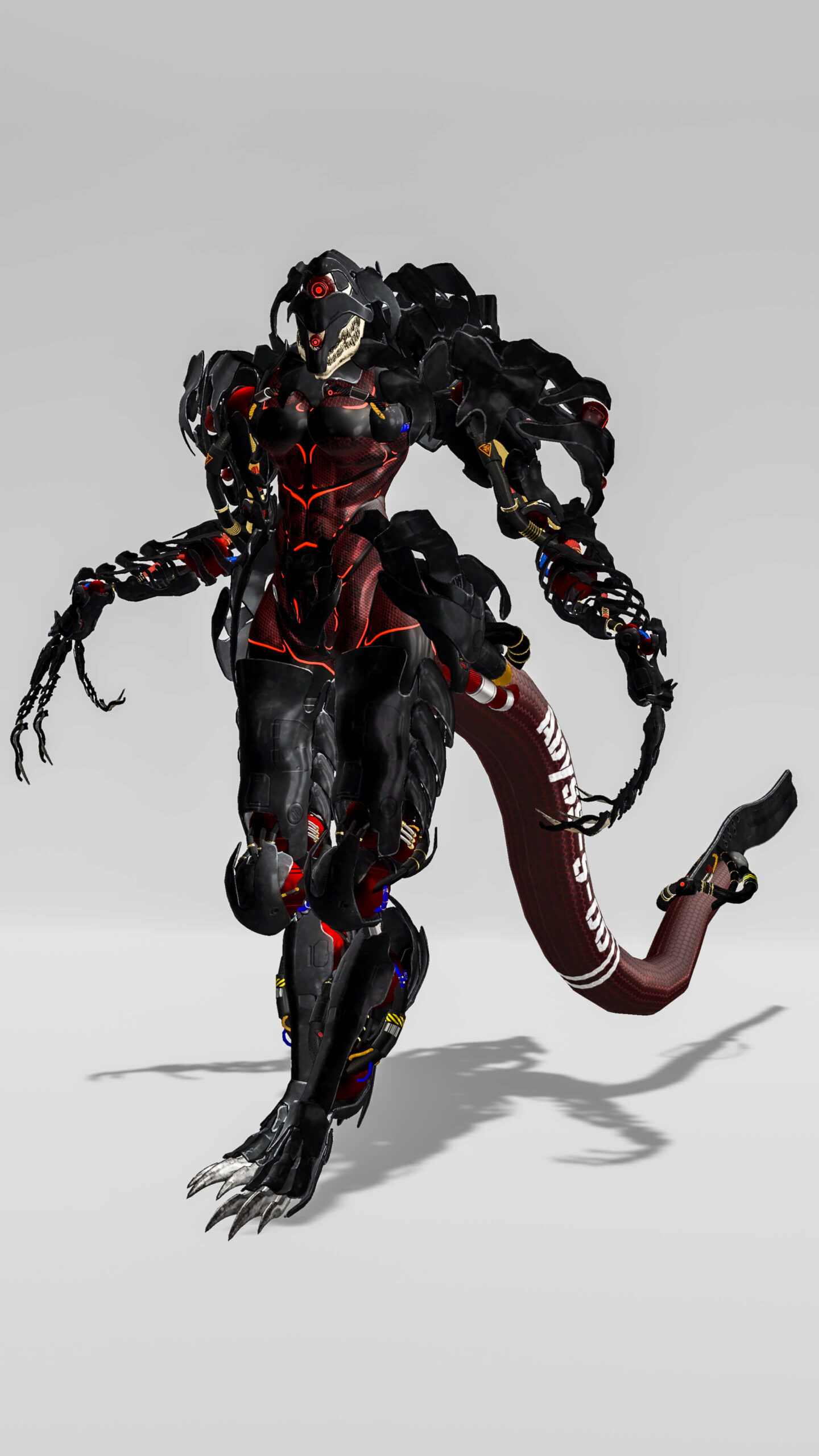 【VRChat対応アバターレビュー】野生と機械の融合。異形の機械生命体『Abyss-S-00』【PR】 | バーチャルライフマガジン