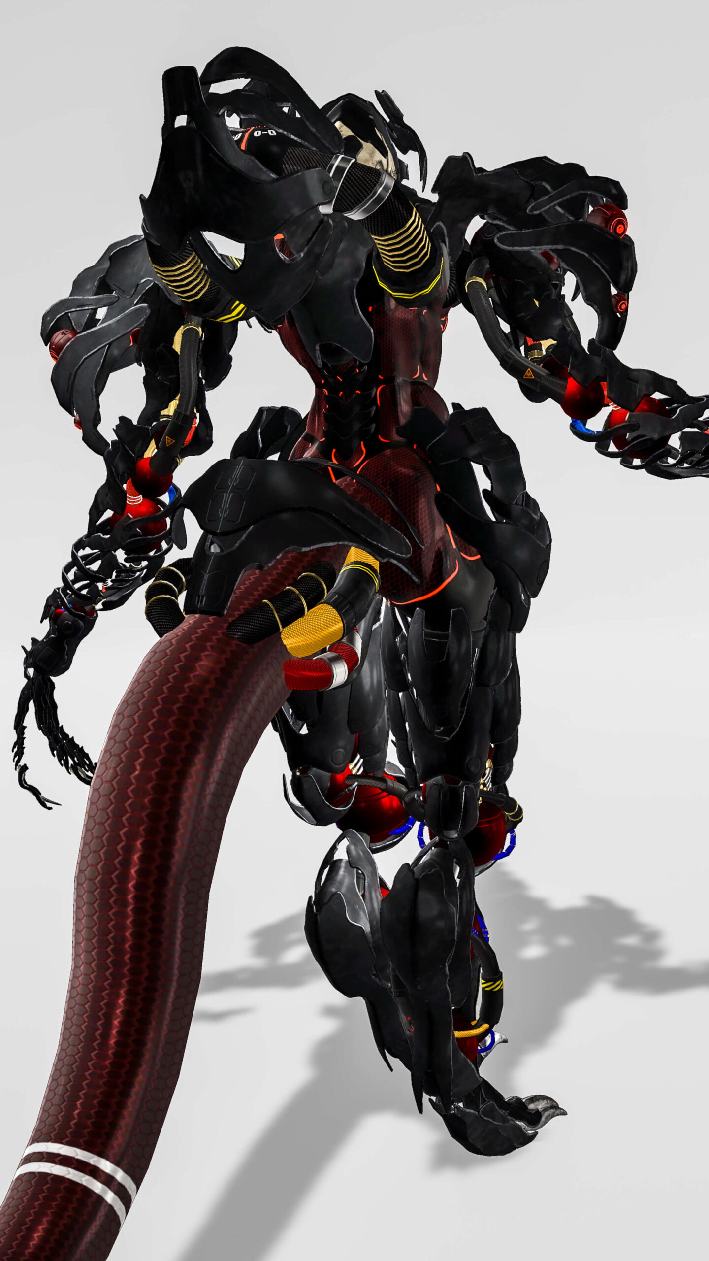 【VRChat対応アバターレビュー】野生と機械の融合。異形の機械生命体『Abyss-S-00』【PR】 | バーチャルライフマガジン