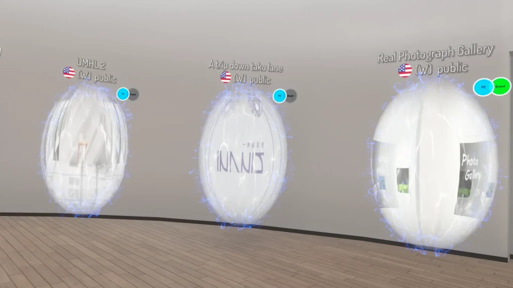 【VRChatワールド紹介】写真展示を集めたポータルワールドが登場！『Portals to photo gallery⁄exhibition ...