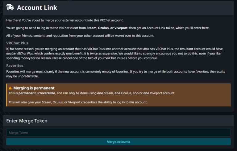 『VRChat』とSteamアカウントやMetaアカウントを合体!! アカウントを連携（統合）する仕方を解説【VRChatの始め方 ...