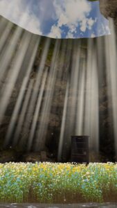 読書の秋。光降り注ぐ孤島の洞窟で、青空文庫の名作を読もう。『Fallen Books』【VRChatワールド紹介】 | バーチャルライフマガジン