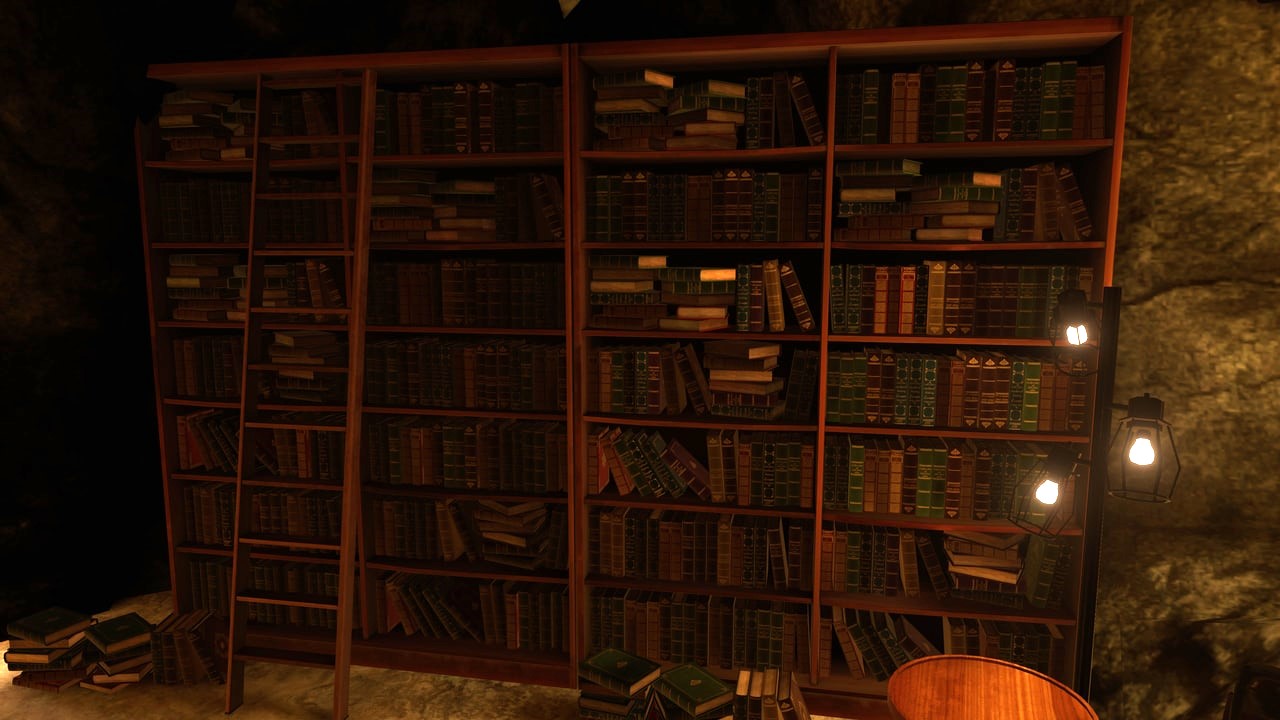 読書の秋。光降り注ぐ孤島の洞窟で、青空文庫の名作を読もう。『Fallen Books』【VRChatワールド紹介】 | バーチャルライフマガジン