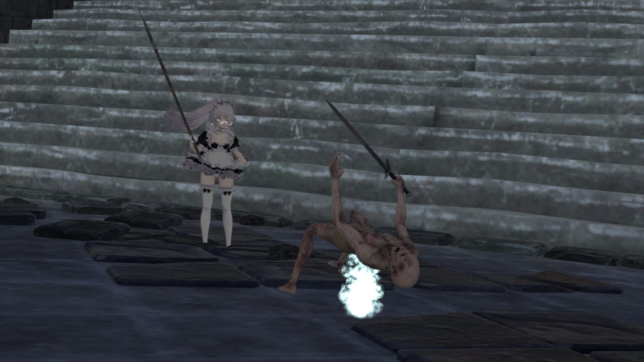 近日公開の『VRChat』で王道のソウルライクを楽しめるゲームワールド『WORLD OF THE SOUL』先行体験！ パリィがキモチィィィ ...