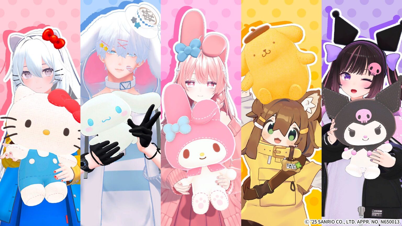 【サンリオVfes 2025】大人気サンリオキャラクターズと『VRChat』人気アバターのコラボレーションが期間限定復活！今回は『しなの×マイメロディ』が新登場。【期間限定】 | バーチャル ...