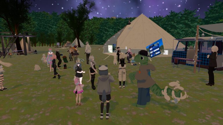 VRChatでリアルタイム小説執筆＆即興朗読!?『物語が生まれるキャンプナイト』イベントレポート【PR】 | バーチャルライフマガジン