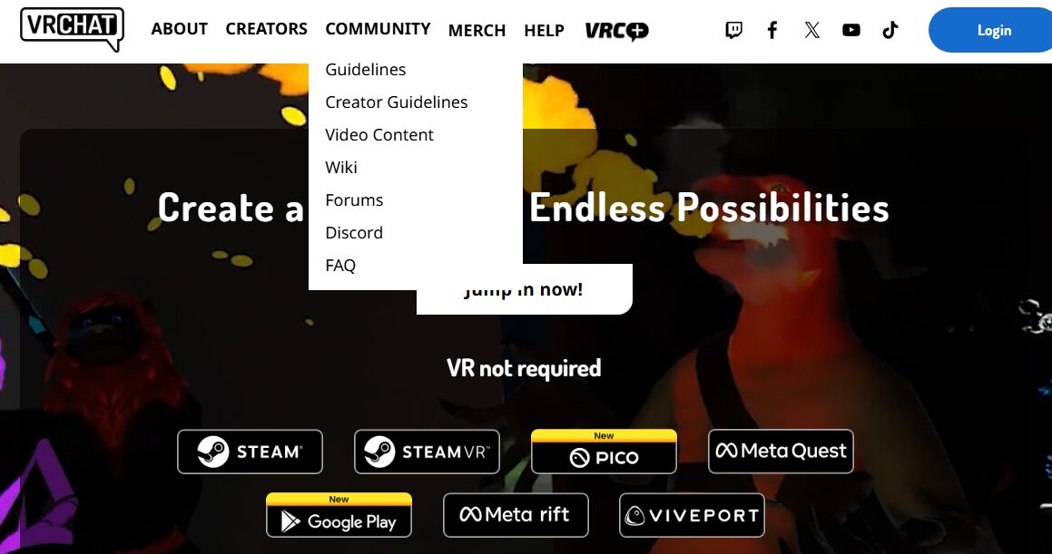 「VRChatの情報はどこで知れる？」VRChat公式の情報源をご紹介！これで、情報をいち早く手に入れられるかも？【2025年7月版 ...